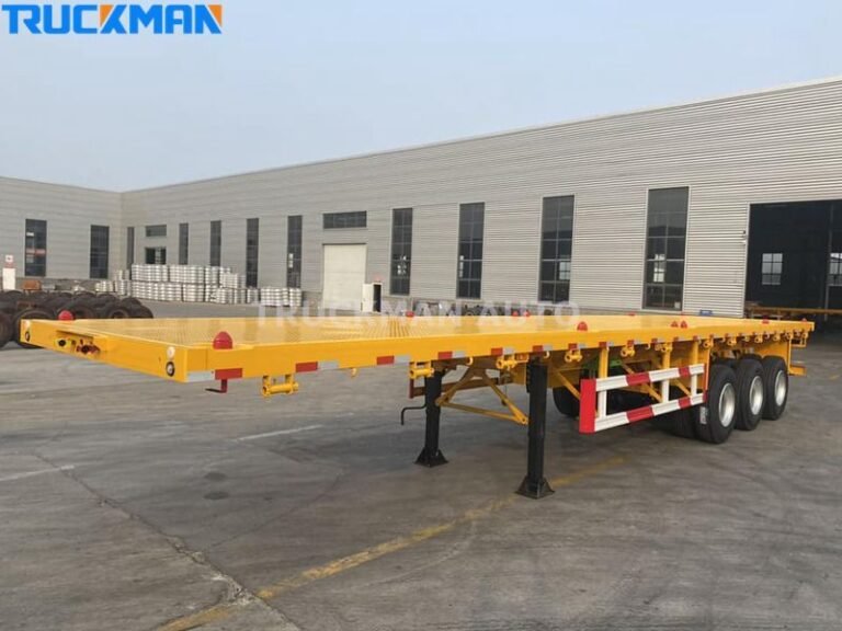 6 types courants de remorques à plateau - Truckman Automobile
